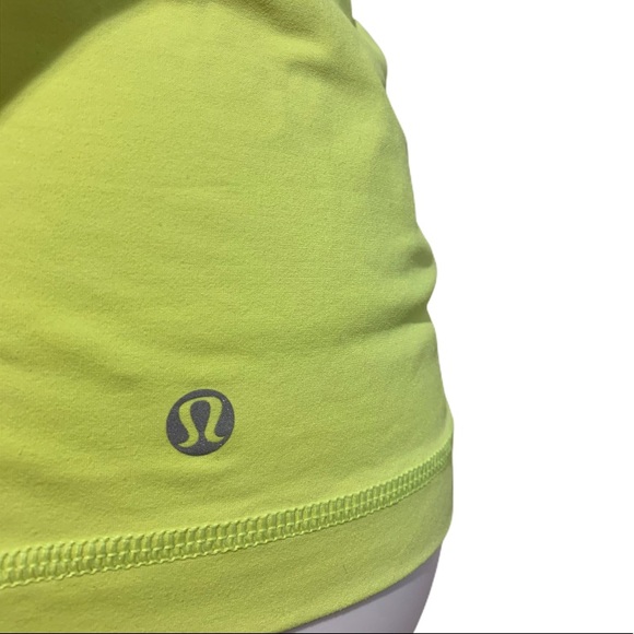 lululemon athletica | Tops | Lululemon Optimal Tank Ray Neon Yellow ...
